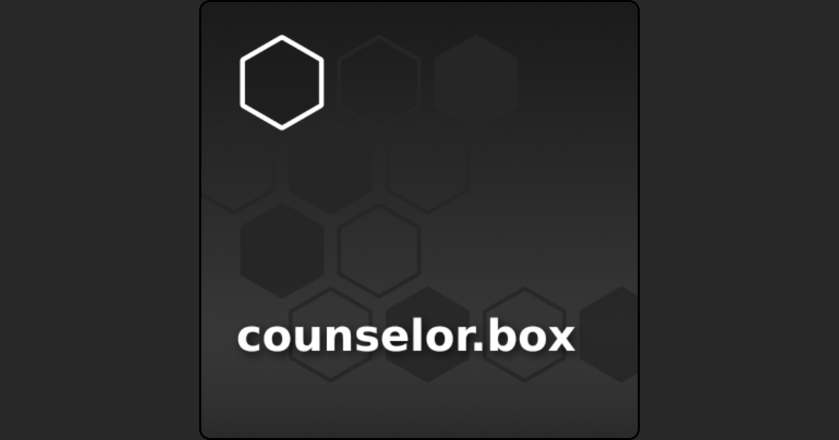 counselor.box - Profile | .box